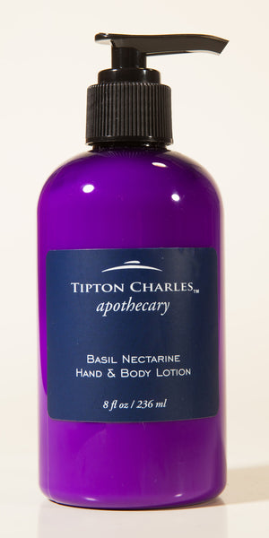 Hand & Body Lotion Basil Nectarine – Tipton Charles LLC